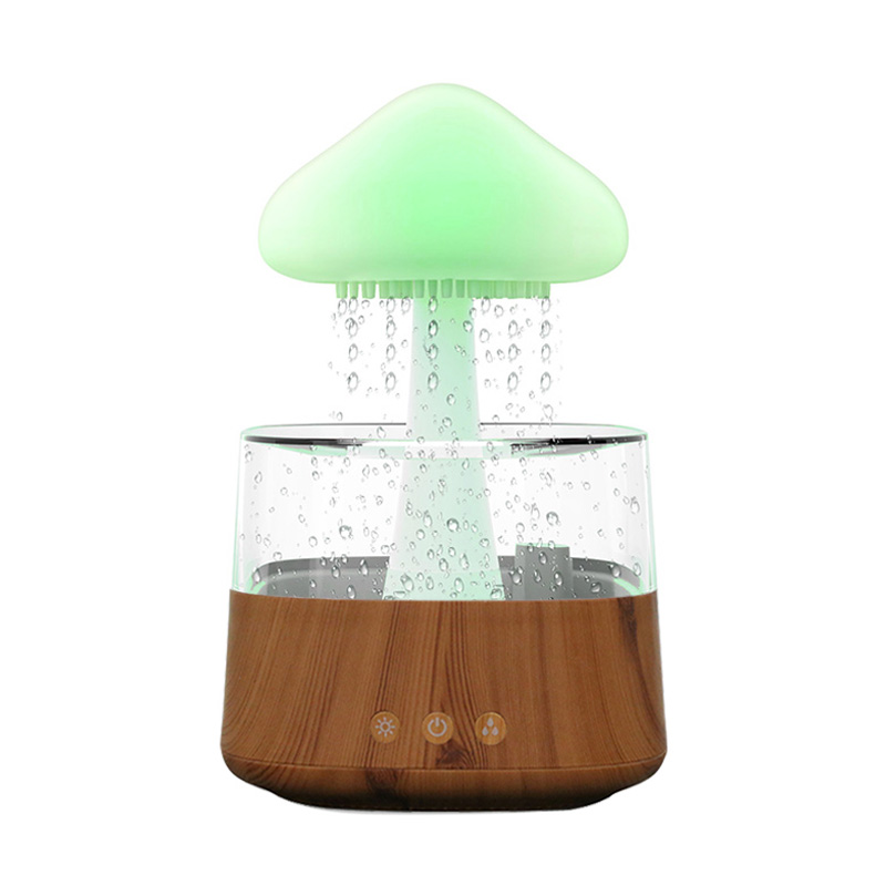 Aesthetic 7 colors night light White Noise Rain Cloud Humidifier Water ...